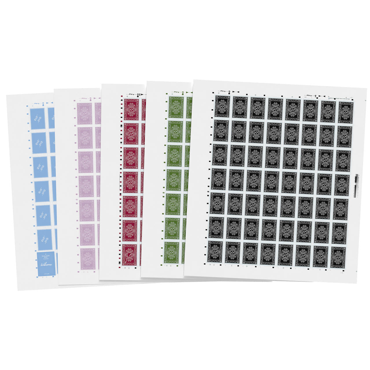 Black Roses Playing Cards Uncut Sheets - Get Yours Now